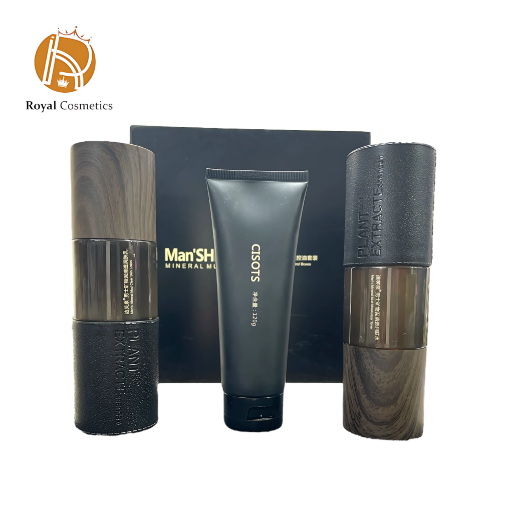 Men Mineral Mud Oil Control Skin Care Set - Royal Cosmetics
